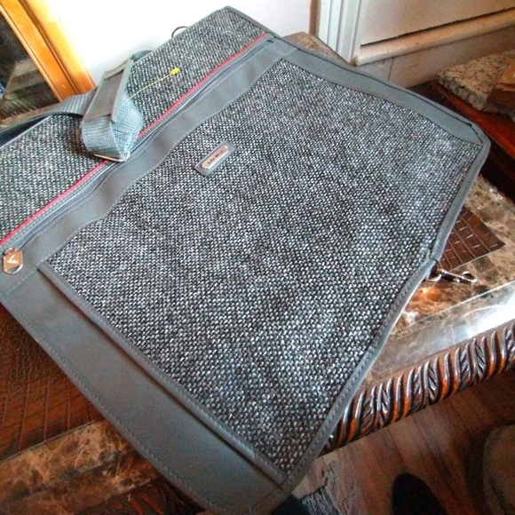 John Weitz | Bags | Vintage New Designer Garment Bag John Weitz Tweed ...
